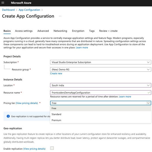 Feature flagging using Azure App Configuration and Angular